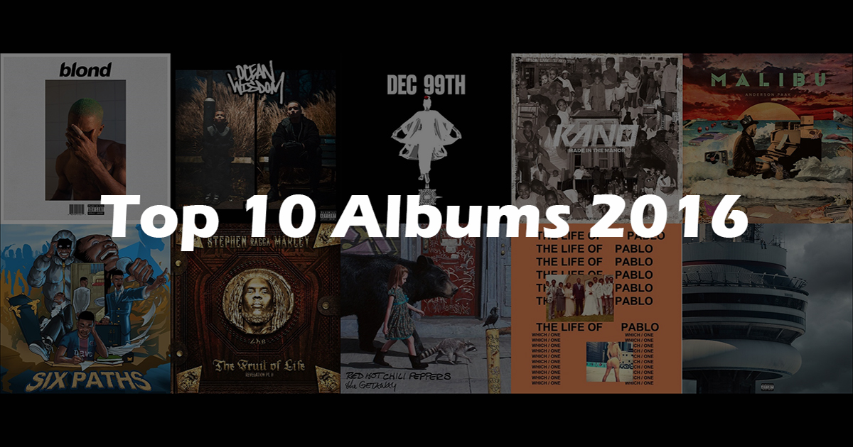 Top 10 Albums of 2016 | YANOS